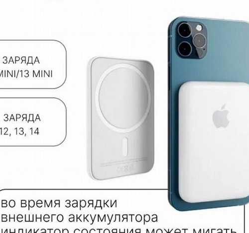 Повербанк magsafe Battery Pack 5000 mAh