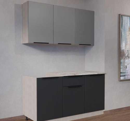 Кухонный гарнитур мдф микс Марта 1,5м