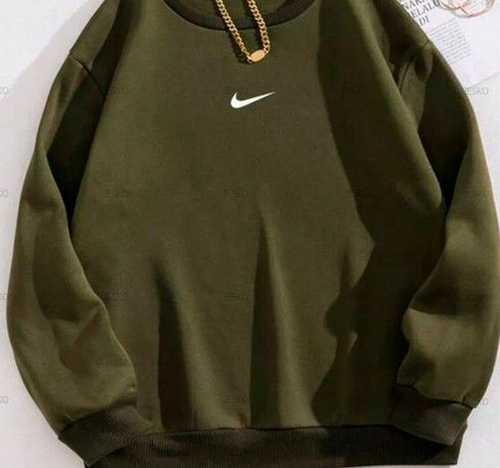 Толстовка зелёная найк Nike