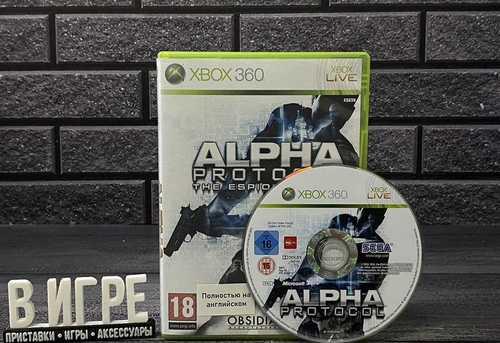 Диск Alpha Protocol (Xbox 360)