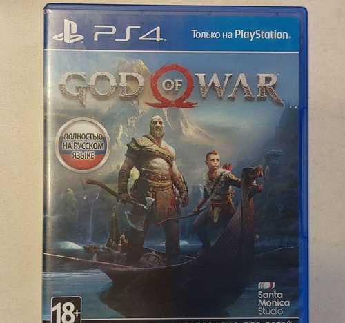 Игра God of WAR ps4 диск