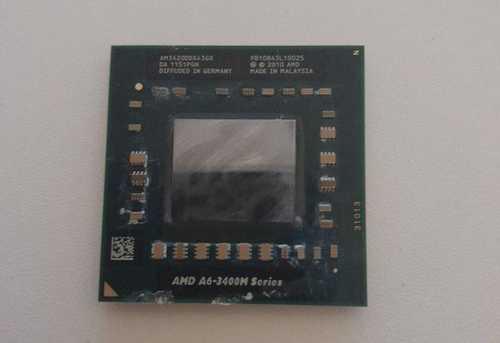Процессор AMD A6-3400M Series от ноутбука