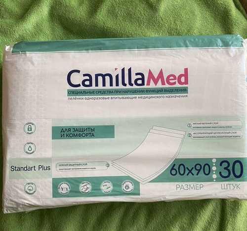 Пелёнки одноразовые 60х90 CamillaMed