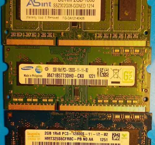 Оперативная память для ноутбука 2gb ddr3