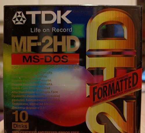 Дискеты 3.5" TDK MF-2HD 1,44Мб