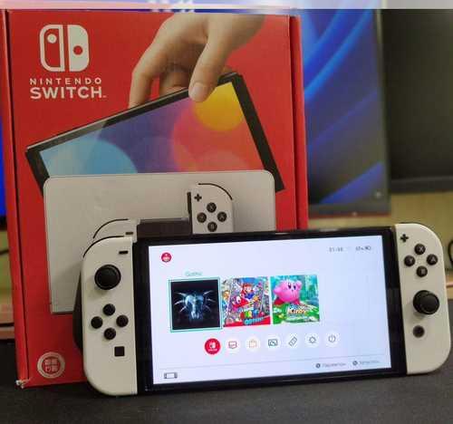 Ninteno Switch Oled прошитая 64   128