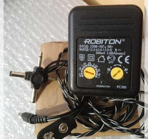 Б.питания robiton. PC 300 1.5-12v. 300mA