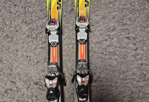 Горные лыжи детские volkl 90+палки 80 см