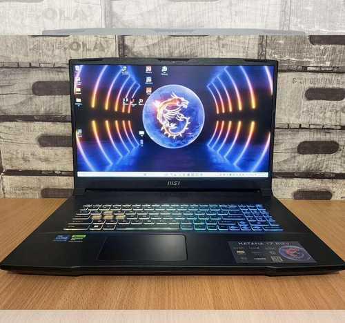 Ноутбук MSI Katana 17 B12VEK-268XRU черный