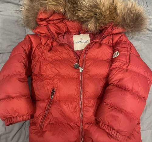 Детский пуховой зимний костюм Moncler 104-110 р-р