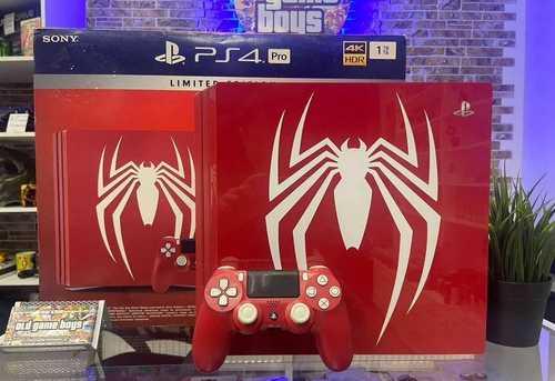 PS4 Pro Spider Man Limited Edition Прошитая