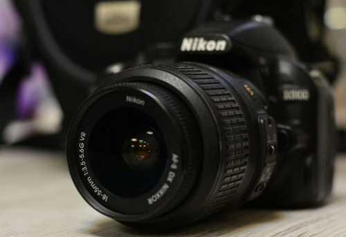 Nikon d3100 + 18-55 mm + чехол и зарядное устр-во