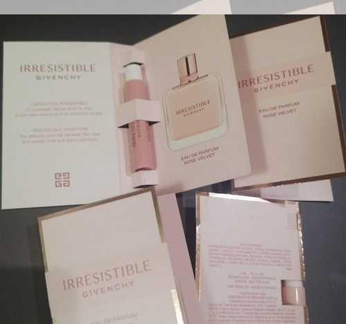 Givenchy irresistible rose velvet 1 ml оригинал