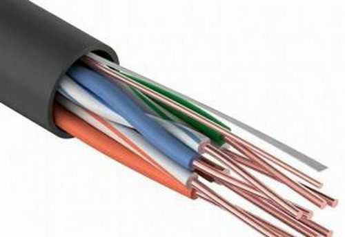 Кабель UTP 4PR 24AWG (Cu) CAT5E ldpe Outdoor 305м