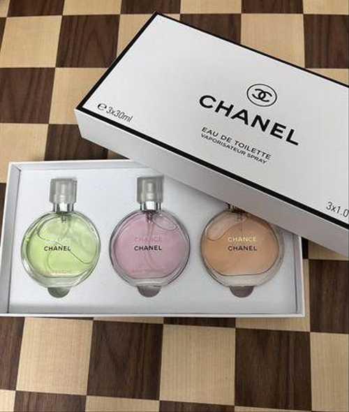 Подарочный набор духов Chanel Chance 3х30мл