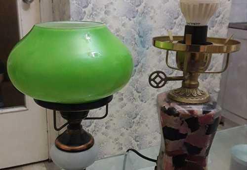 Плафон зеленый для керосиновой лампы 10 см