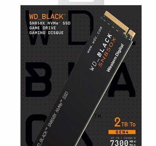 Накопитель NVMe SSD WD SN850x 2Tb для Playstation 5