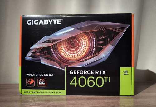 Новая видеокарта Gigabyte RTX4060Ti Windforce OC