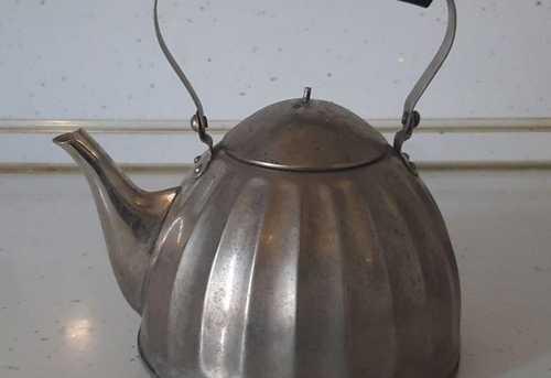 Чайник никелированный СССР 2 л