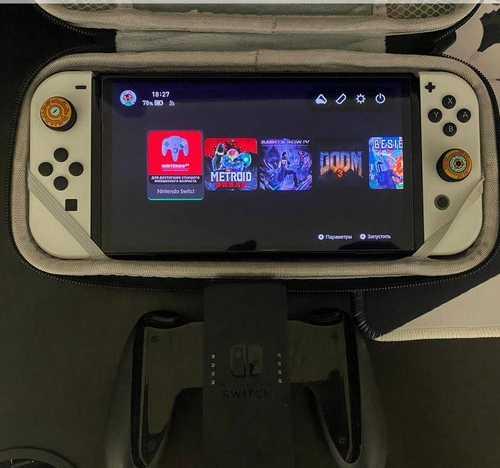 Прошитая Nintendo Switch Oled 64 256Gb