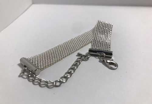 Комплект браслет и кольцо из бисера