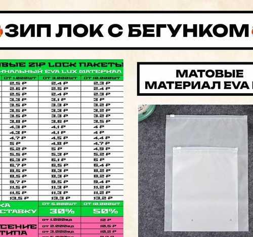 Матовые пакеты zip lock с нанесением лого 20х25
