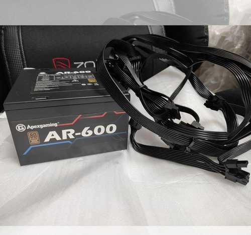 Новый блок питания Apexgaming AR-600Wt 80 P.B