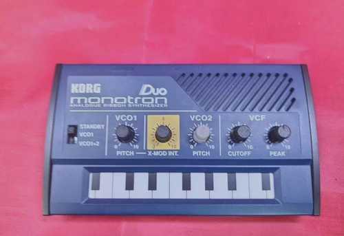 Аналоговый синтезатор korg Monotron Duo