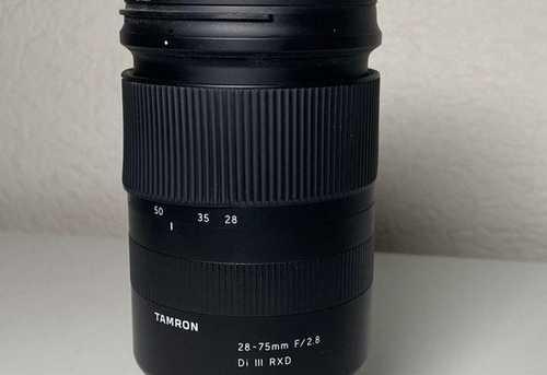 Объектив tamron 28 75mm f 2.8 для Sony