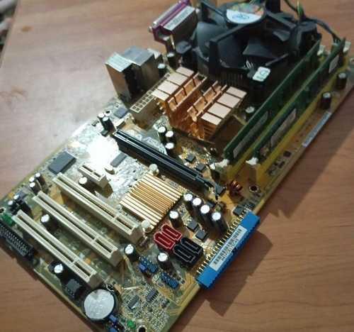 Комплект Socket LGA775 asus P5KPL-C 2DDR2