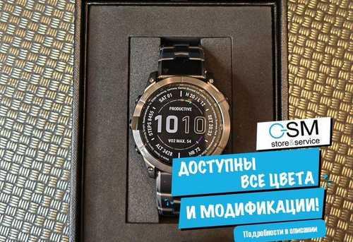 Умные часы Garmin Fenix 7X Sapphire Solar Mineral