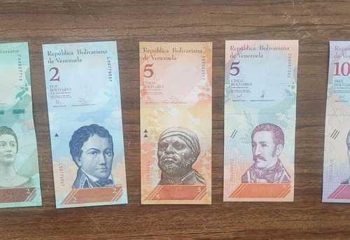 10 банкнот Венесуэла новые