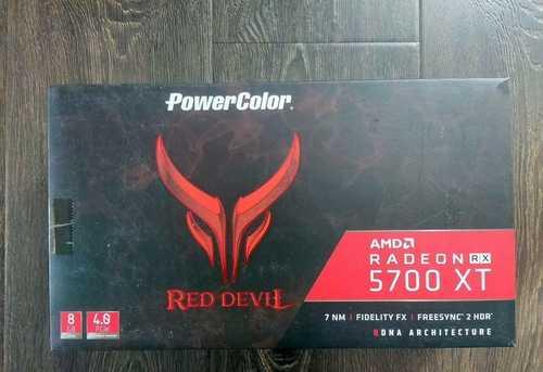 Видеокарта powercolor Radeon 5700XT Red Devil 8G