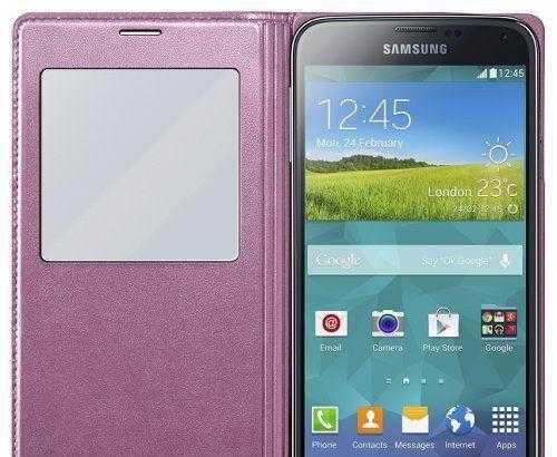 Оригинал Интерактивный Чехол для Samsung S5 (Pink)