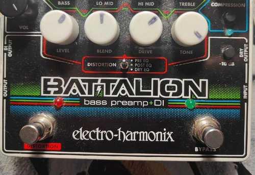 Electro-Harmonix Battalion bass preamp + DI