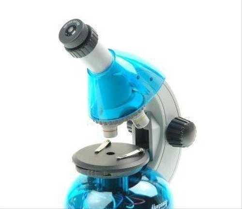 Микроскоп Микромед Атом 40x-640x (лазурь) детский