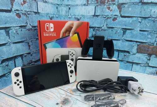 Nintendo Switch Oled White 512gb RP2040 + Игры