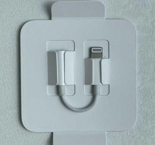 Переходник оригинал Apple Lightning – 3.5mm Jack