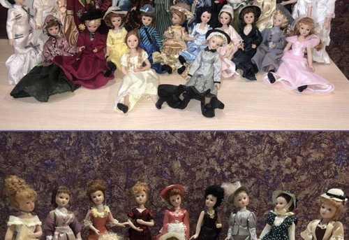 Фарфоровый куклы из коллекции "Дамы эпохи"