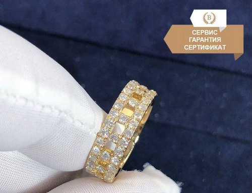 Кольцо из золота с бриллиантами 0,9 ct