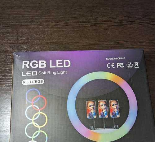 Кольцевая лампа RL-14”RGB LED Soft Ring Light