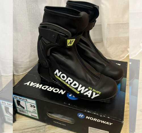 Лыжные ботинки nordway 38 коньковые