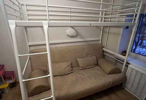 Кровать чердак IKEA Svarta