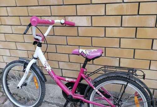 Велосипед детский от 6 - 11лет,розовый