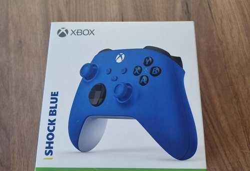 Геймпад xbox series s синий shock blue