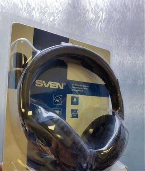 Наушники с микрофоном для пк Sven AP-670MV новые