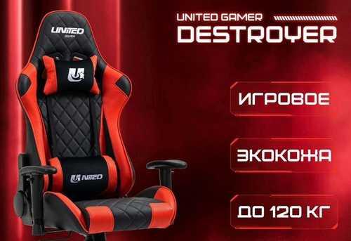 Кресло компьютерное United Gamer Destroyer, Red