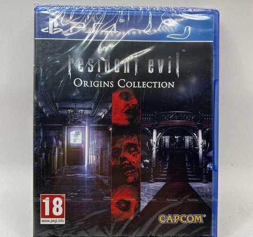 Диск PS4 Resident Evil Origins Collection повр.кор