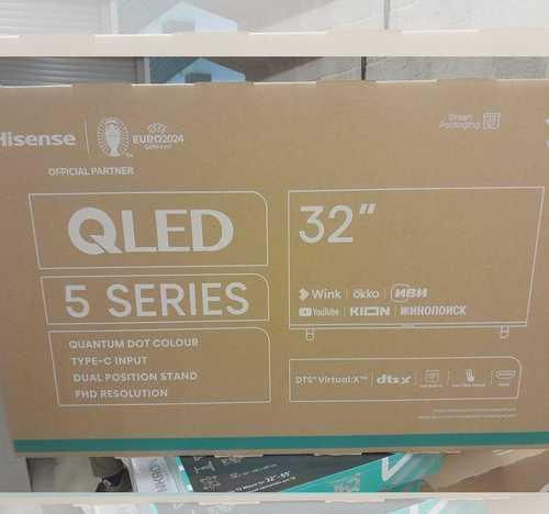 Телевизор Hisense 32A5KQ qled официальная гарантия