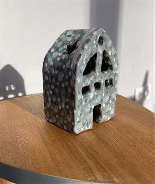 Подсвечник керамический домик